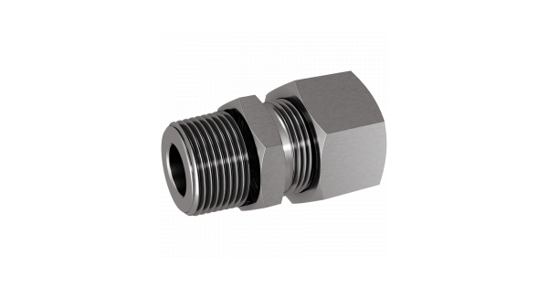 GE-LR-KEG - Straight male stud coupling, male thread BSPT, light duty ...